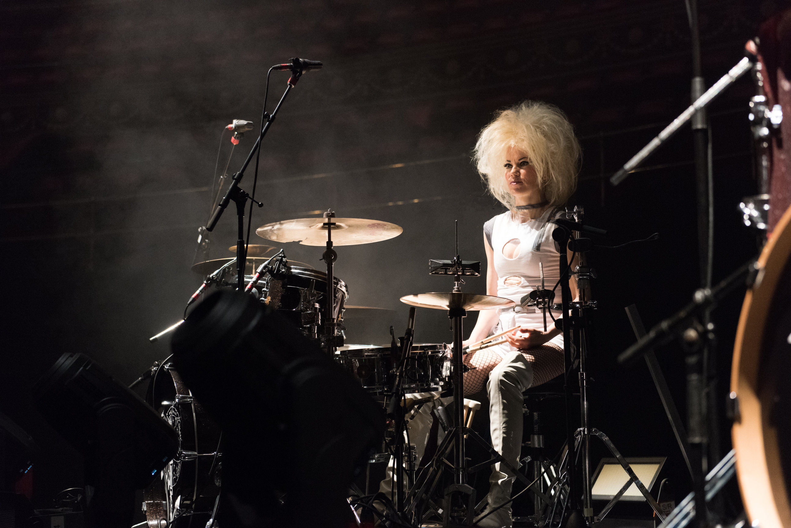 Jola's Royal Albert Hall photoshoot touring with Adam Ant.