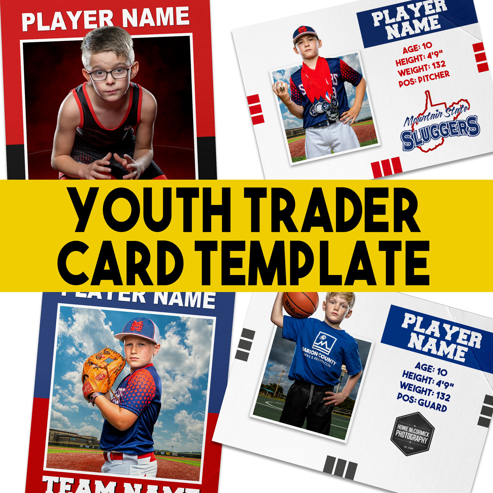 MADDOX TRADER CARD TEMPLATE - Howie McCormick Photography