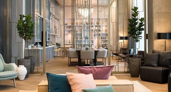 Multifamily Lobby Interior Design - Delia Designs