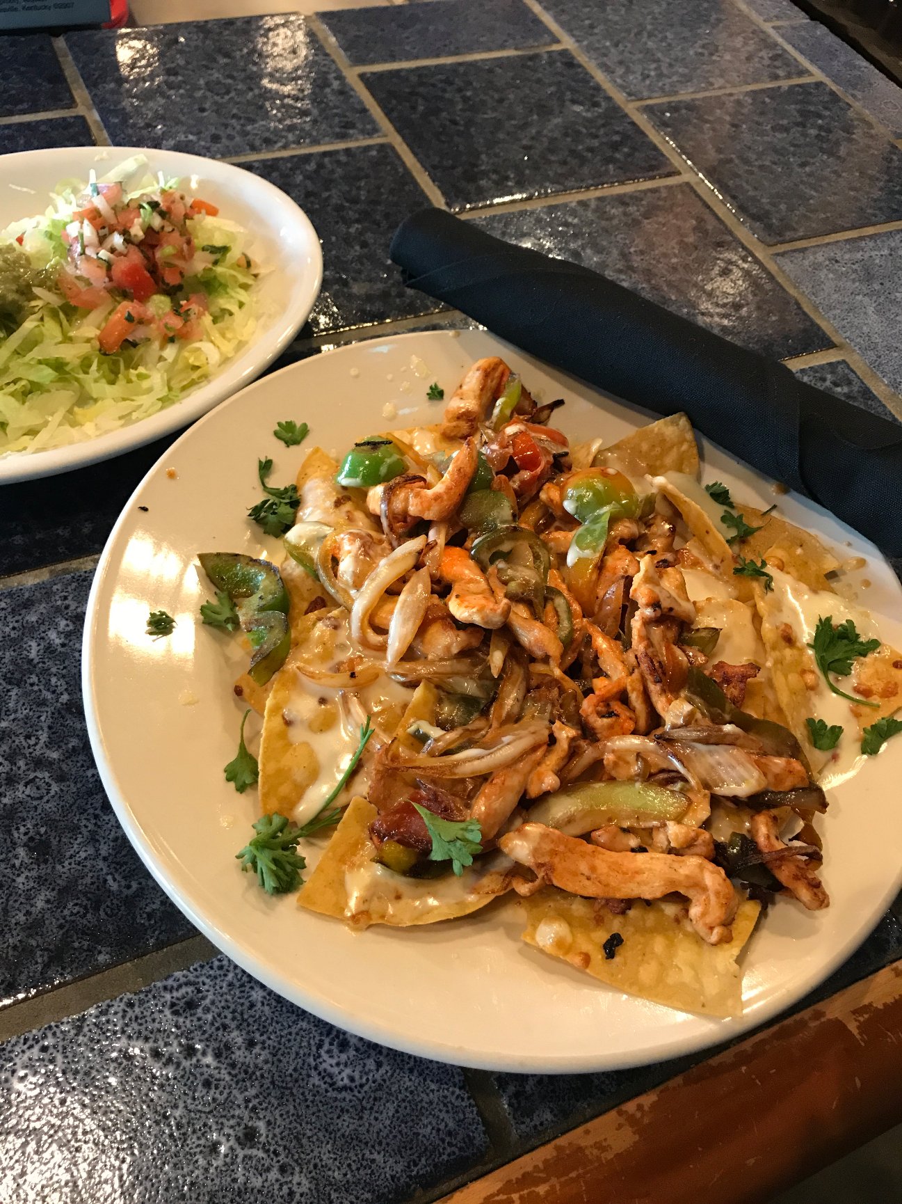 Fajita Nachos - Blue Agave Mexican Bar & Grill - Authentic Mexican ...