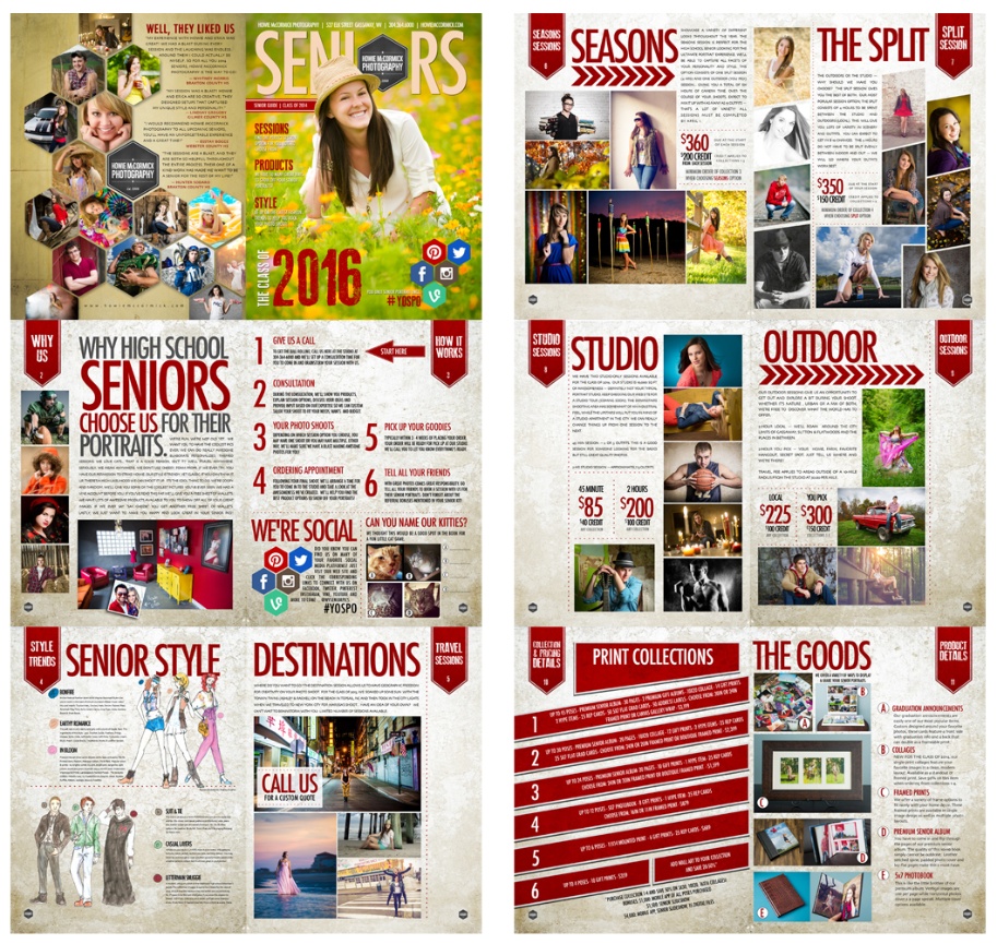 SENIOR MARKETING: SENIOR GUIDE TEMPLATE - Howie McCormick Photography