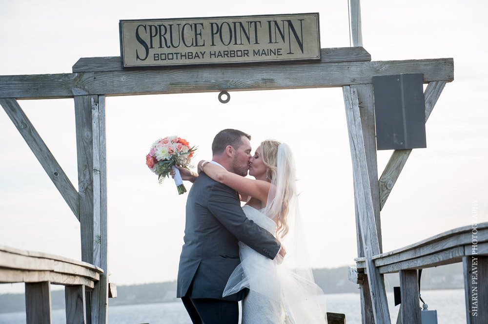 Maine Wedding Photography at Spruce Point Inn