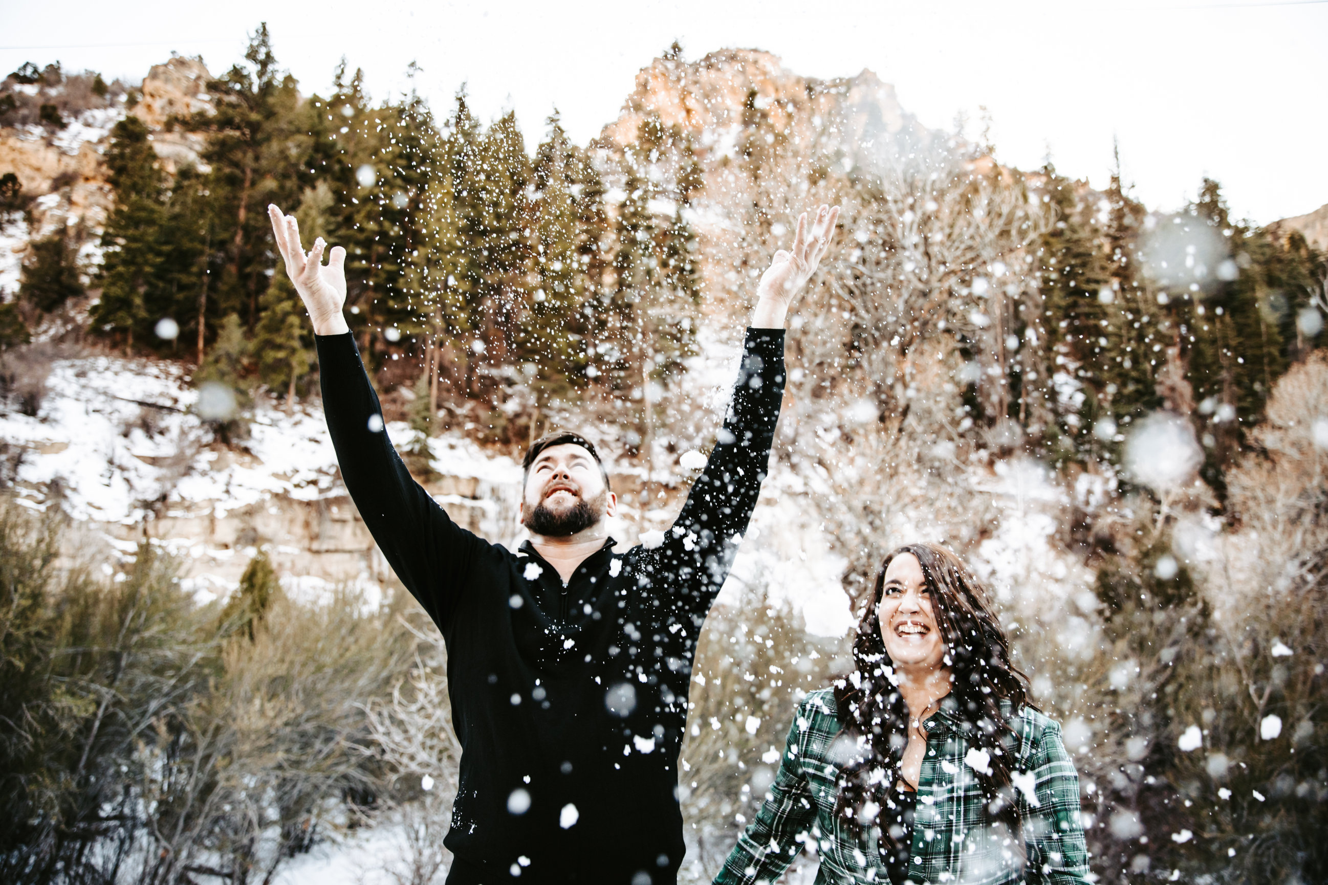 Photoshoots in the snow - Nicole Christiansen Photography