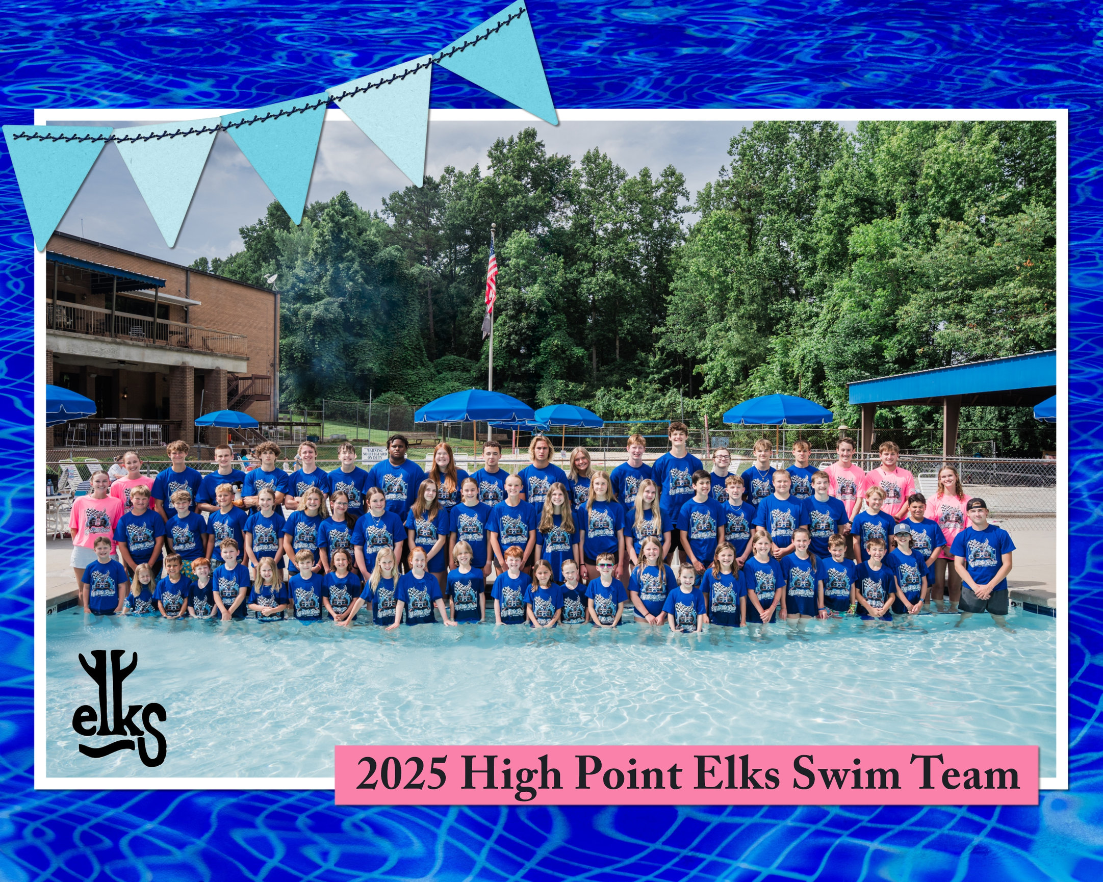 HP Elks Swim Team Photo 2025 - Kelli Gowdy Photography
