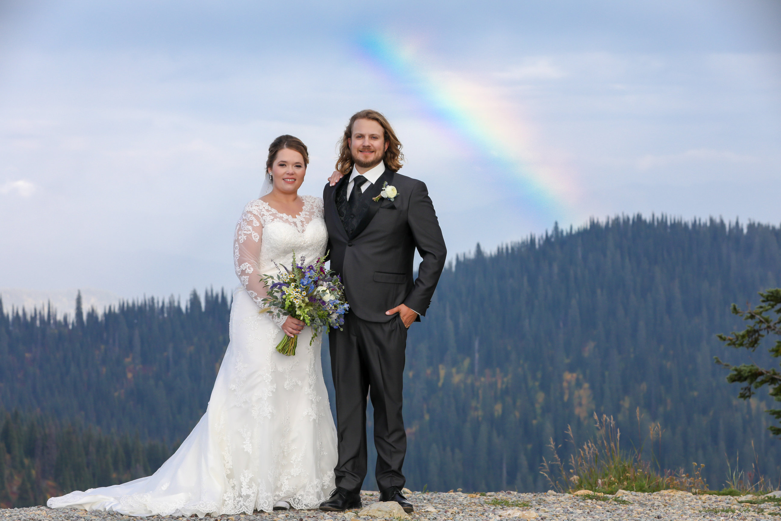 Whitefish Mountain Resort Summit Wedding | Whitefish Montana