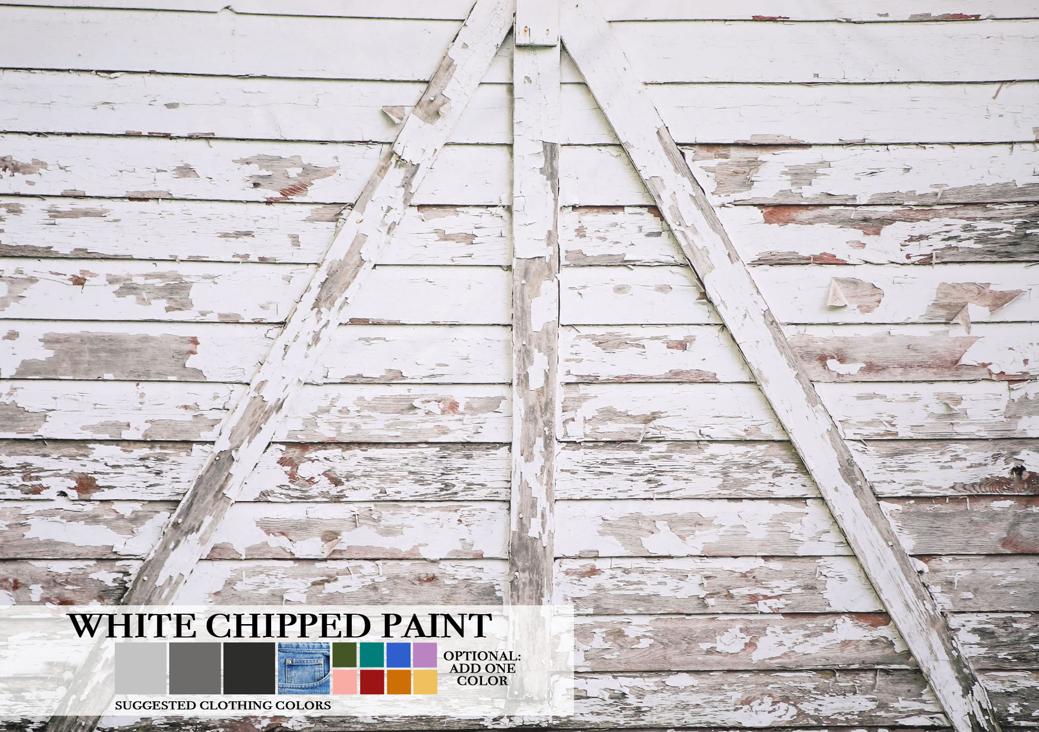 White Chipped Paint - Daydream Photography - Brush Colorado Photographer
