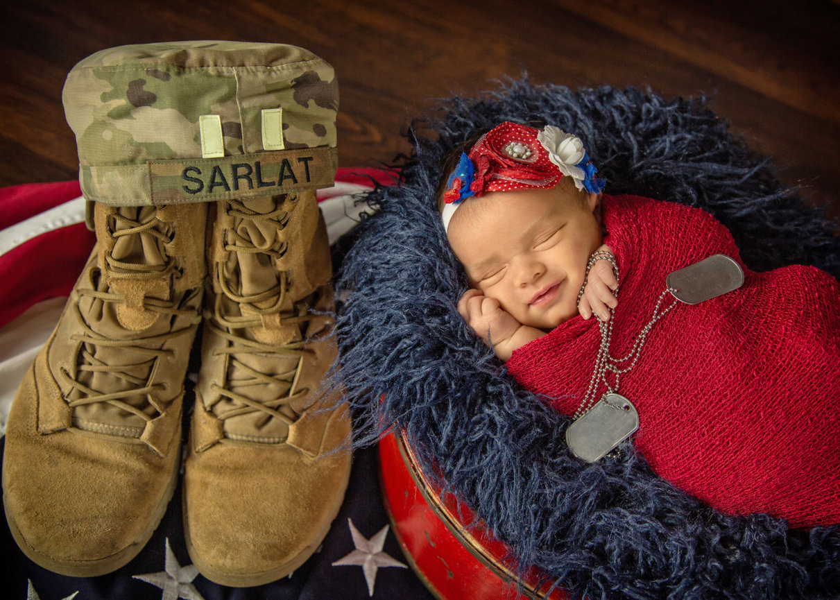 Military Baby | Daphne's Portrait Design | Clarksville, TN