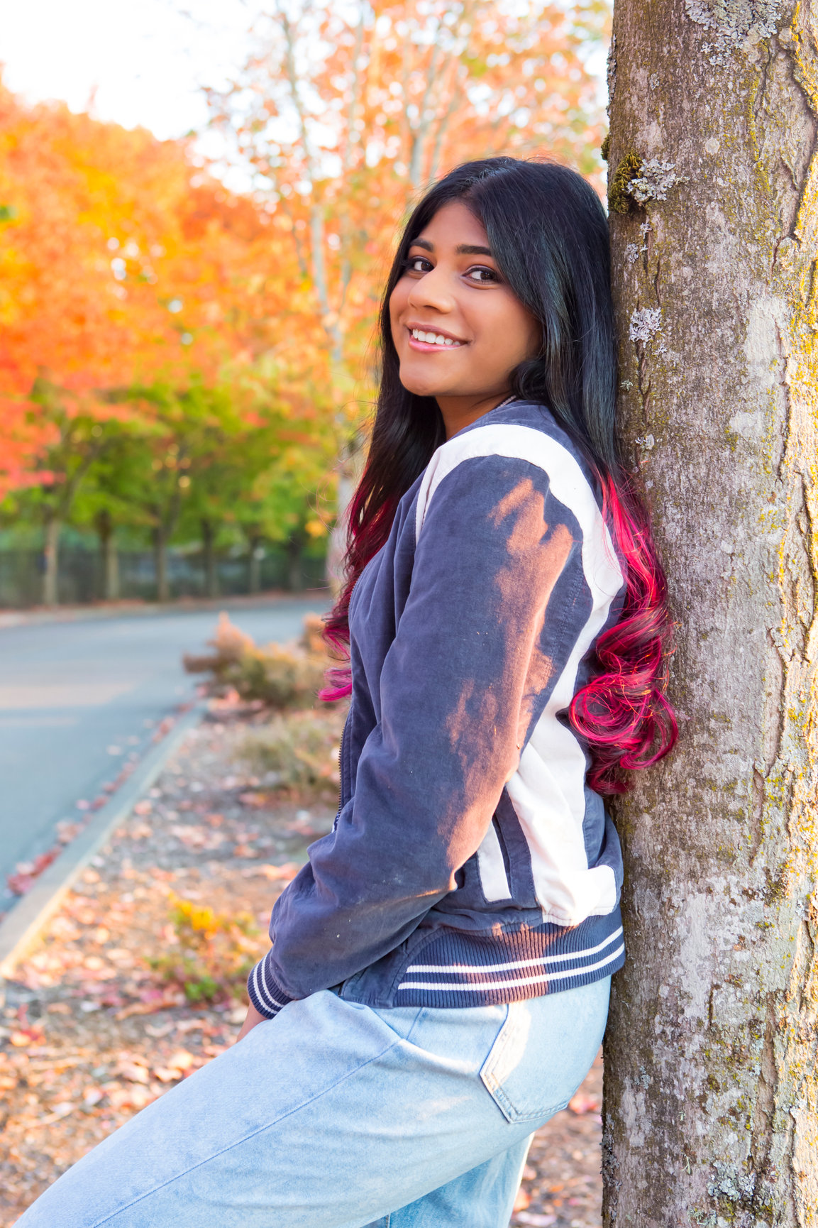 Senior Portraits at Gene Coulon (Fall) - Nicole Soper Photography