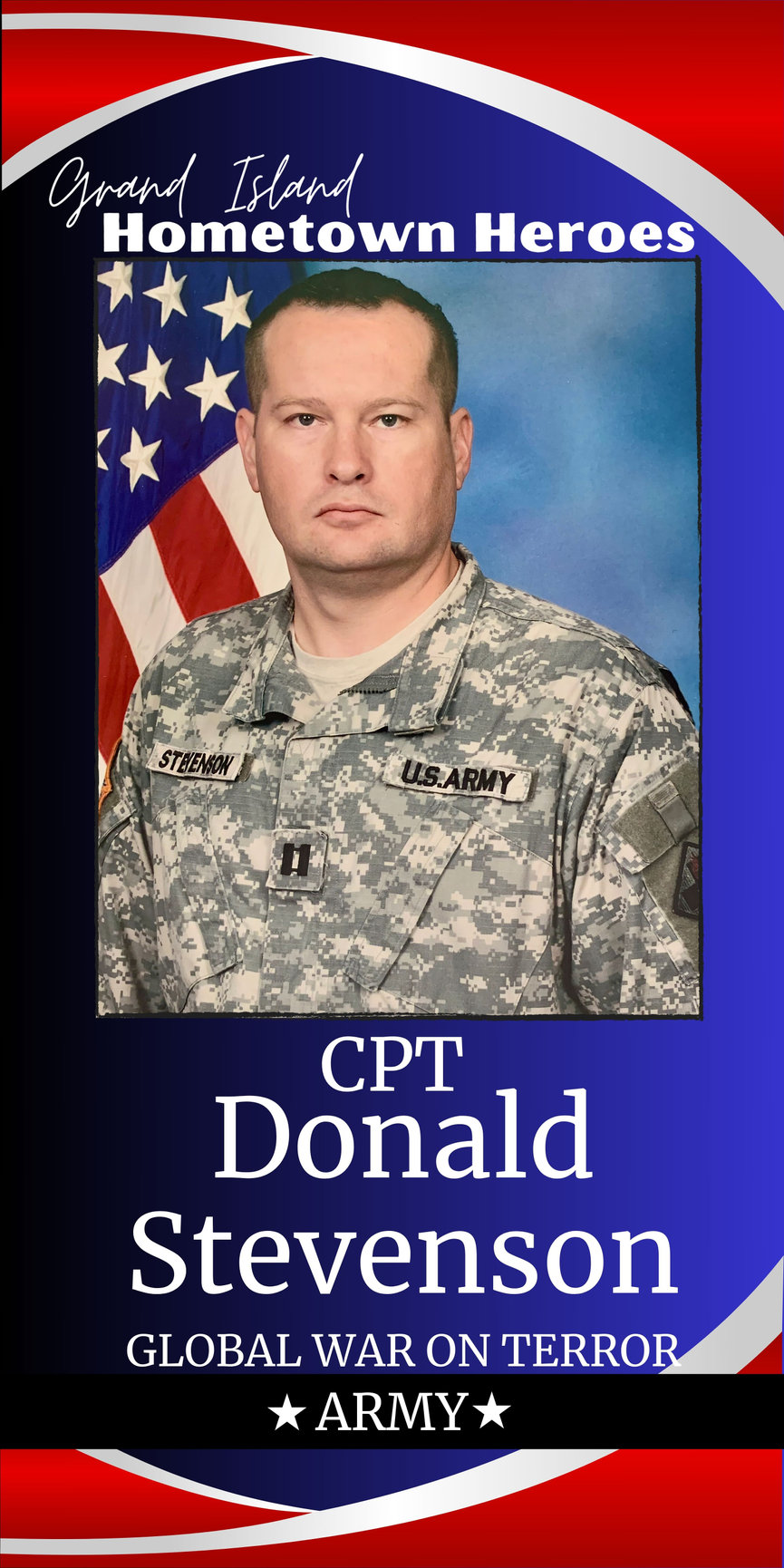 Donald Stevenson - Grand Island Hometown Hero
