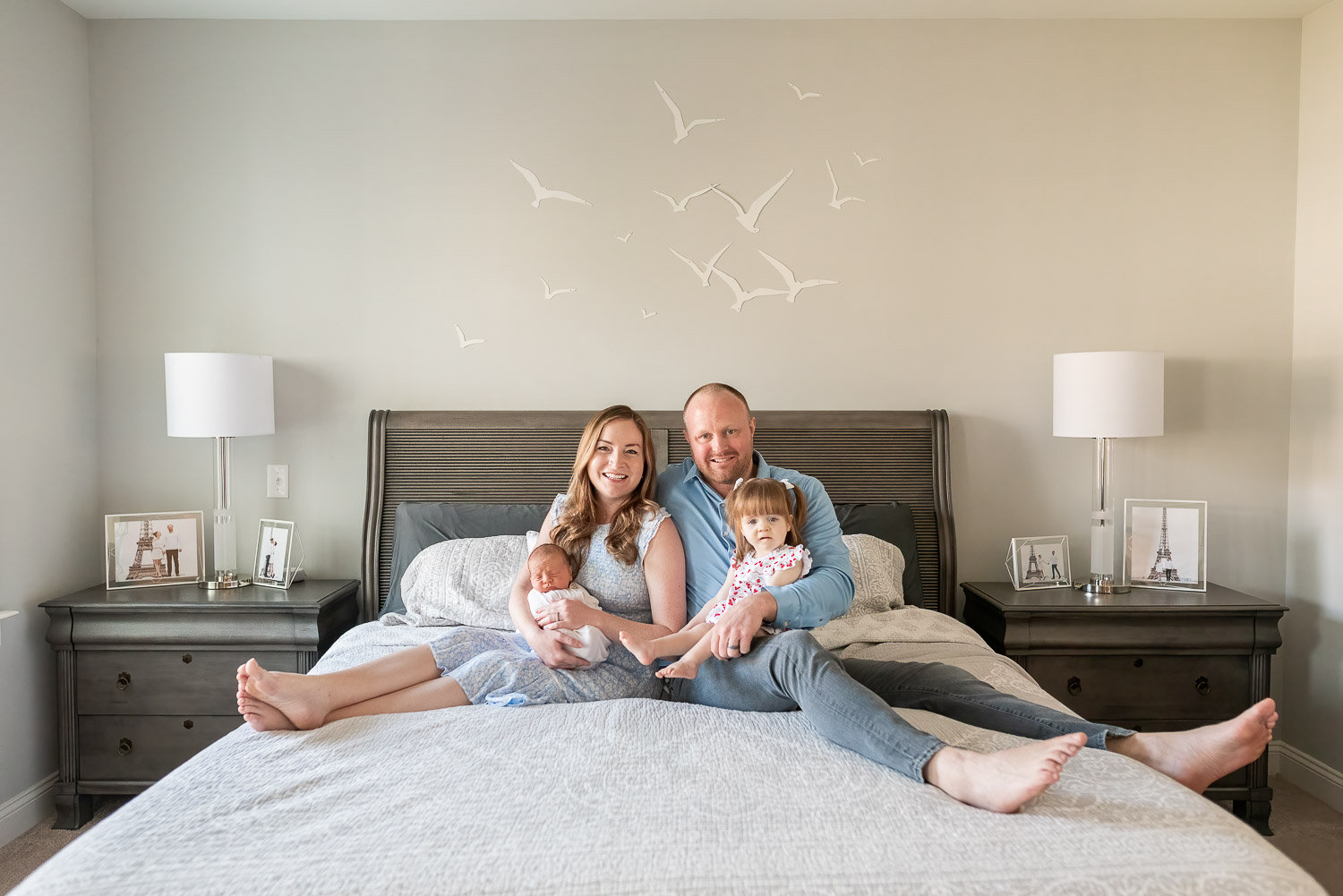 Newborn Sessions at home by Erin Rose Photography Charleston SC