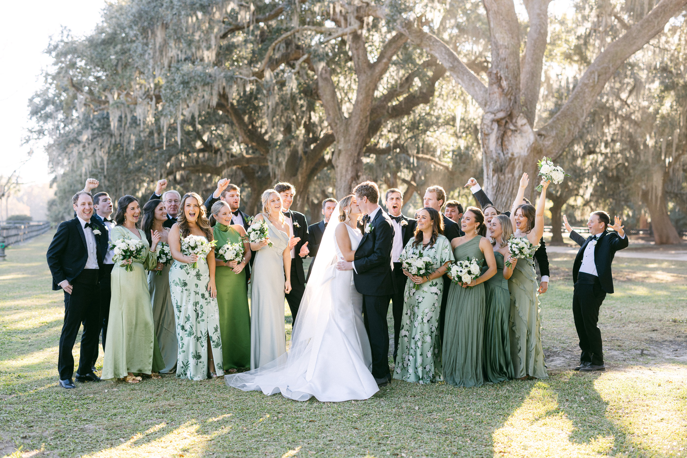 Winter Wedding at Boone Hall | Ava Moore Photography