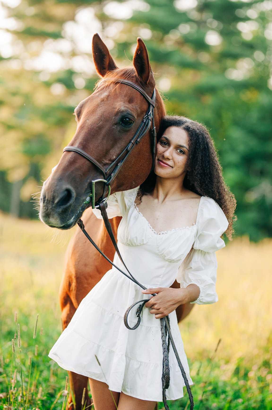 Lucia's Senior Photos at Dog Day Farm Pownal