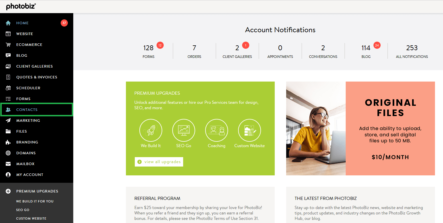How Do I Edit An Existing Contact? - PhotoBiz Knowledge Base