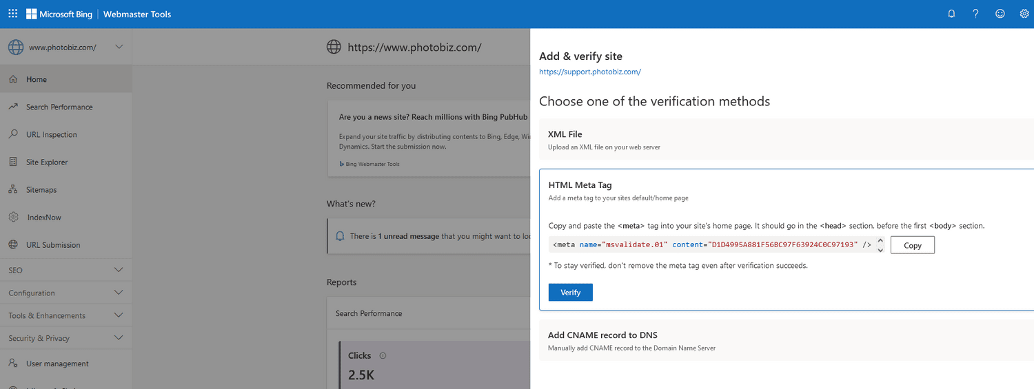How Do I Submit My Sitemap To Bing? - PhotoBiz Knowledge Base