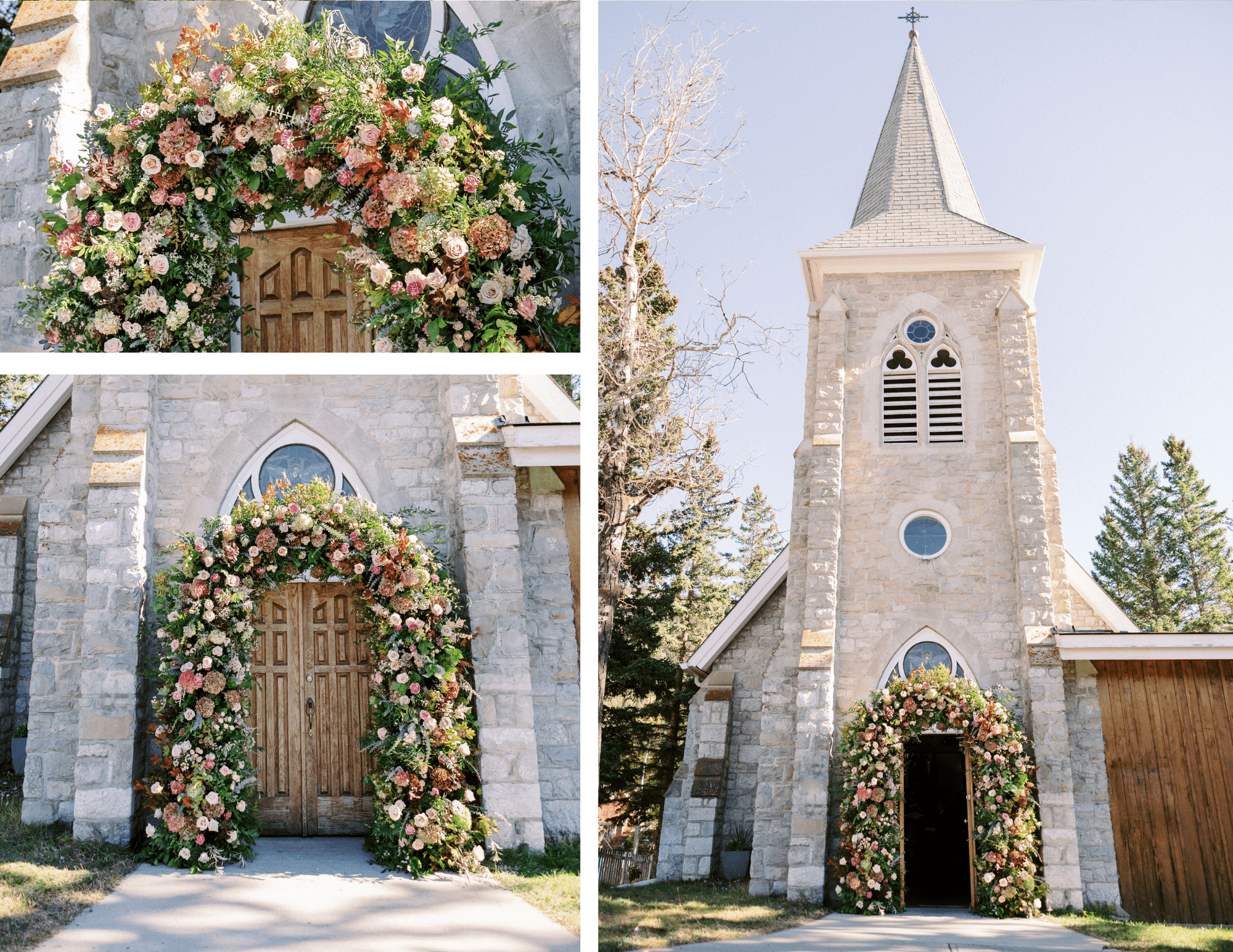 3 Curved Floral Arch Ideas