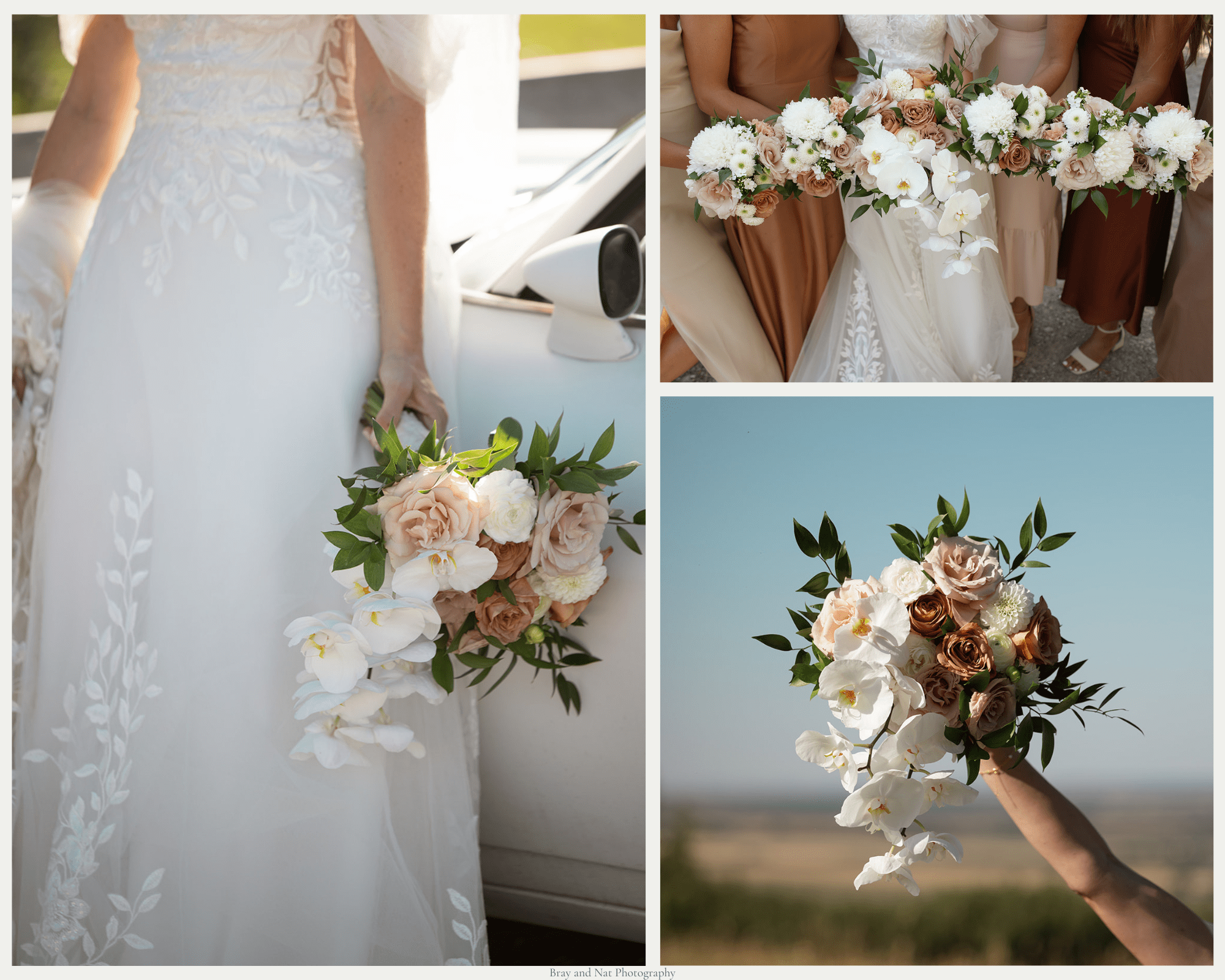 Mocha Mousse Inspired Wedding Florals
