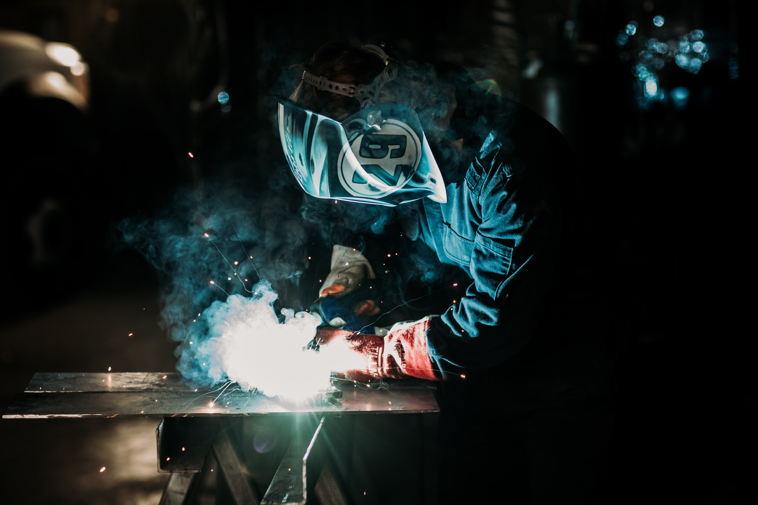 Football, Hunting & Welding Senior Boy Photography