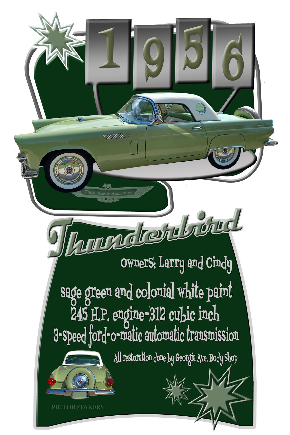 40 Custom Cut JBond ShowBoard - Picturetakers