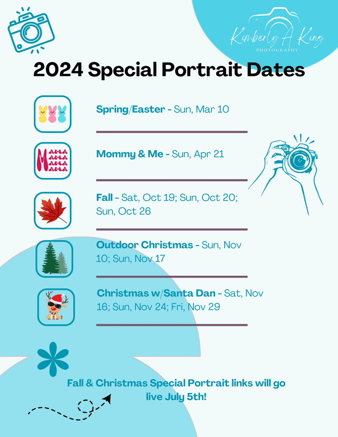 Special Portrait Sessions - Kimberly A King Photography