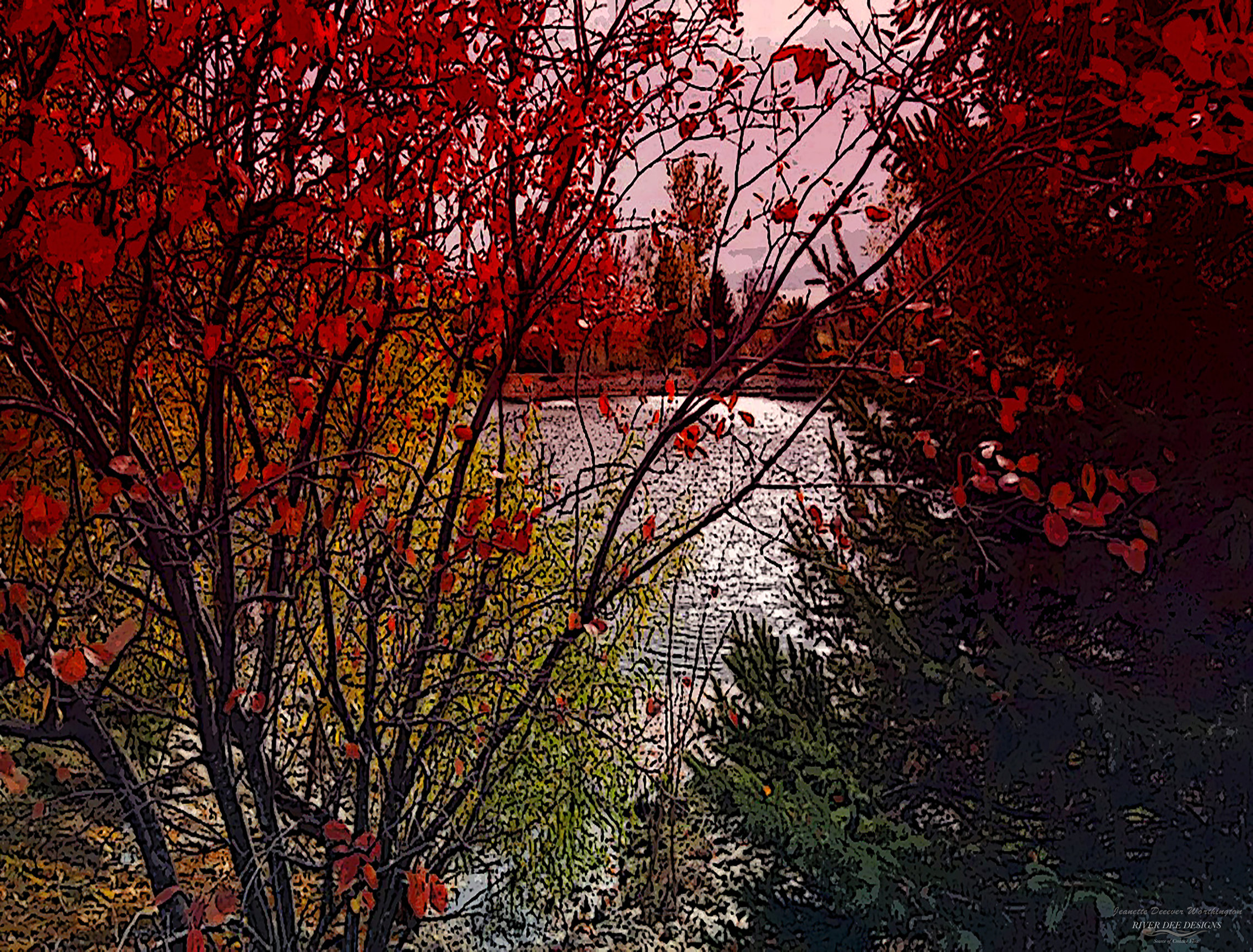 Award-Winning Fine Art Landscape Digital Painting - Catharine A Deever